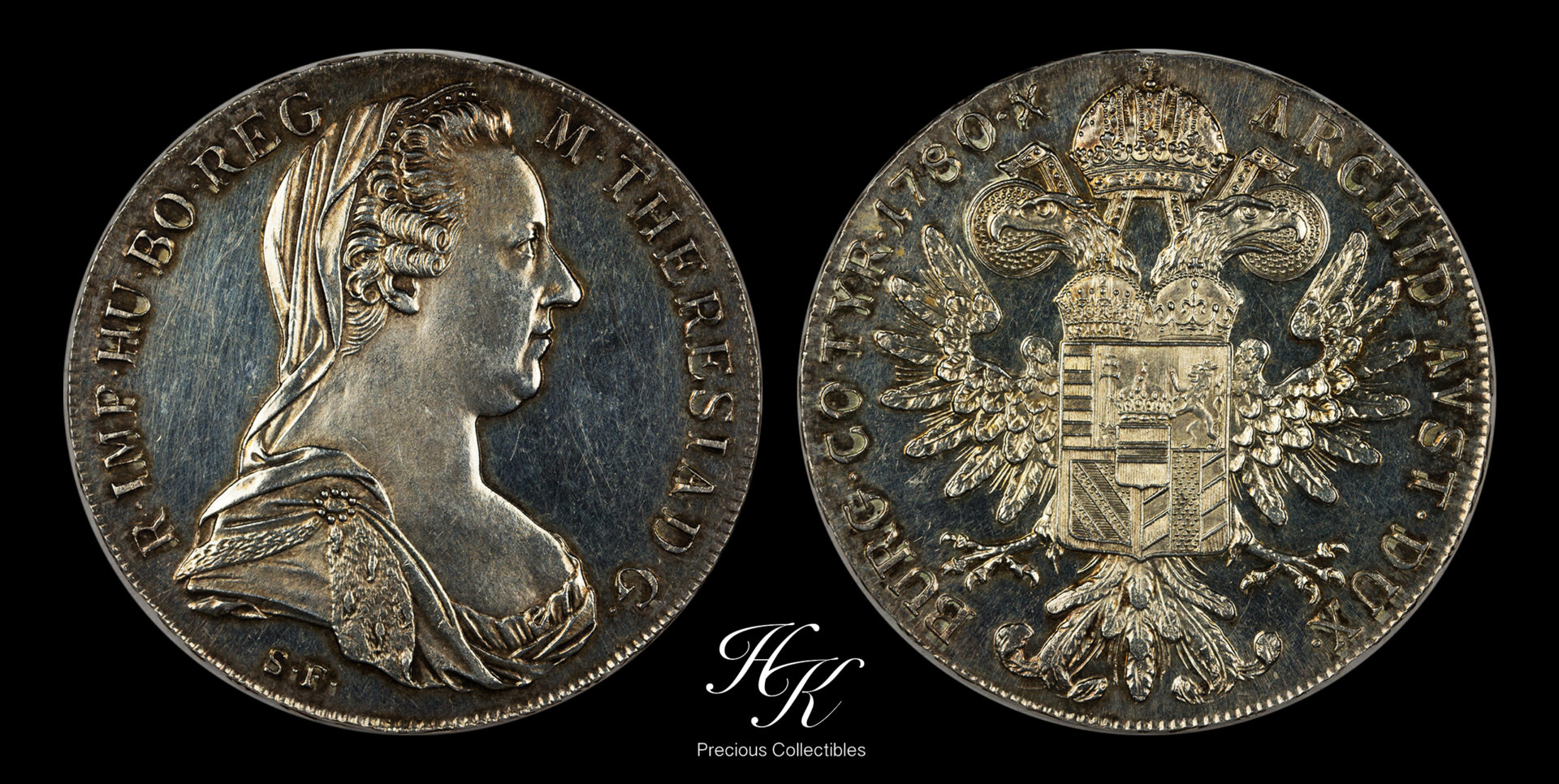 HK Precious Collectibles - Silver Maria Theresia Thaler 1780 RESTRIKE ...