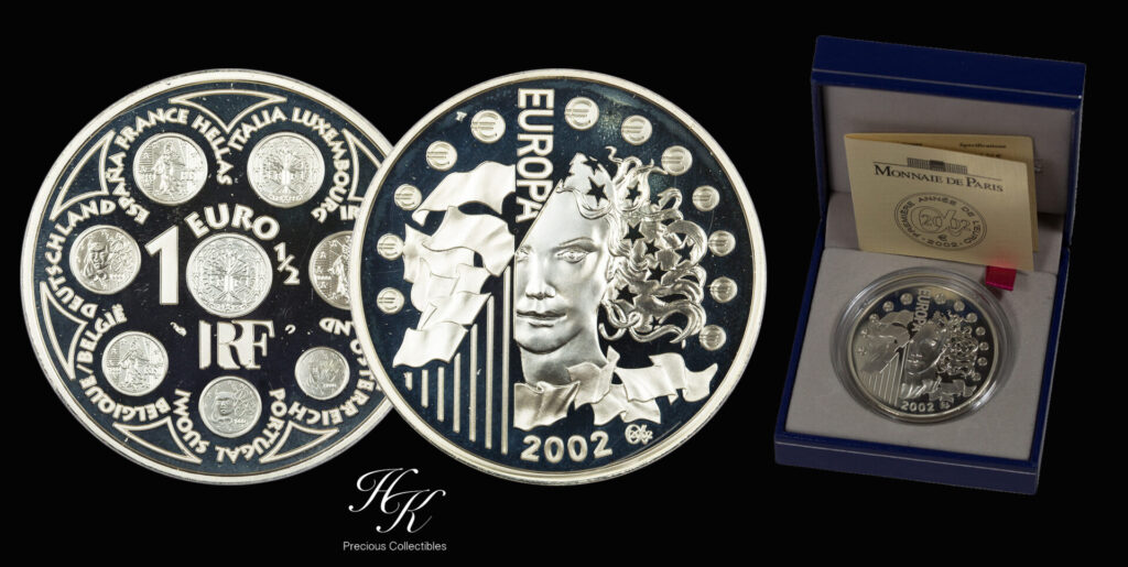 HK Precious Collectibles - PROOF Silver 1½ Euro Monnaie de Paris 2002 ...