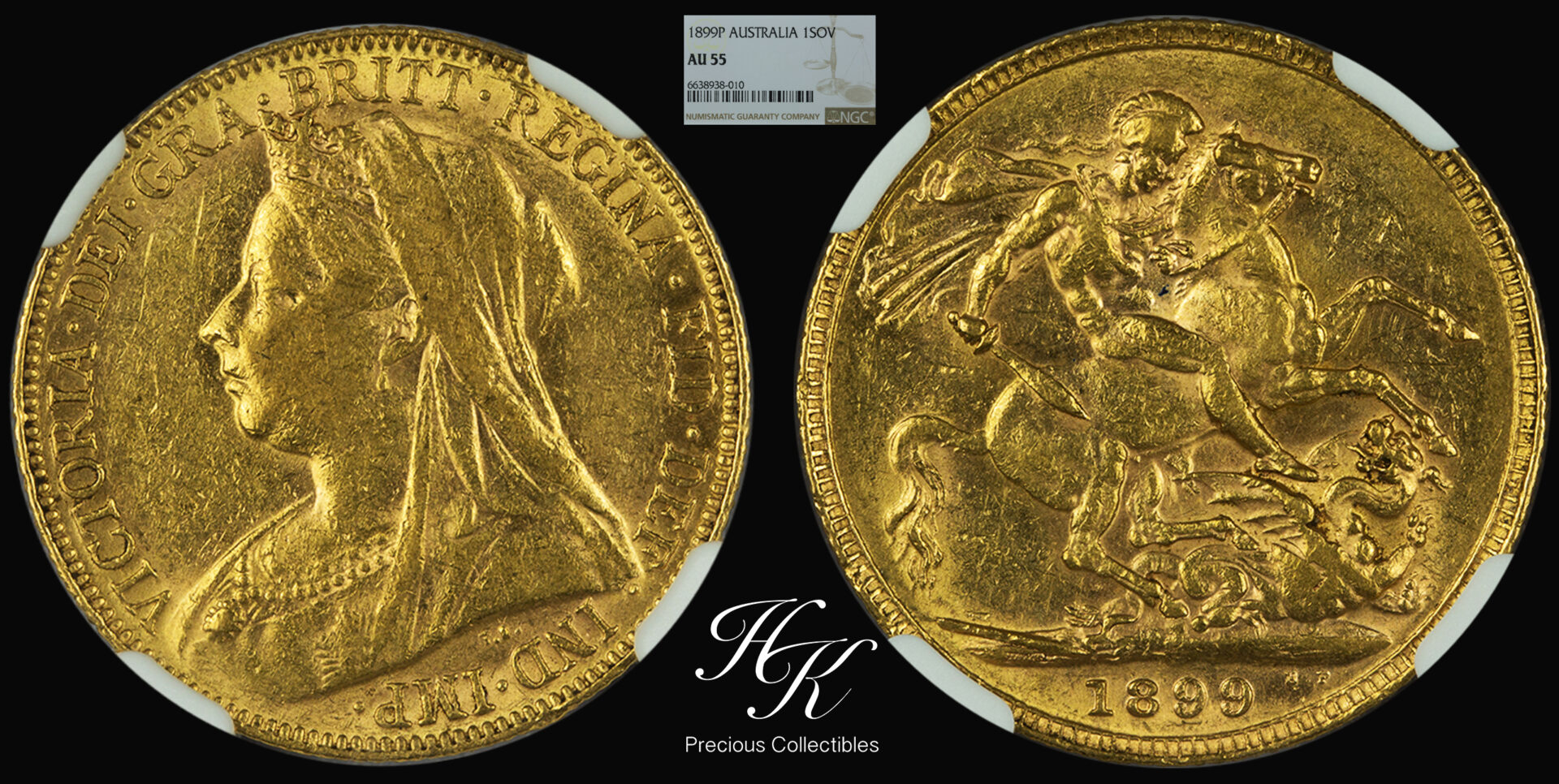 HK Precious Collectibles - Gold sovereign "VICTORIA" 1899 P PERTH NGC ...